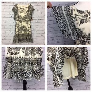 ONE WORLD | Dresses | One World Paisley Print Dress Size Pm | Poshmark